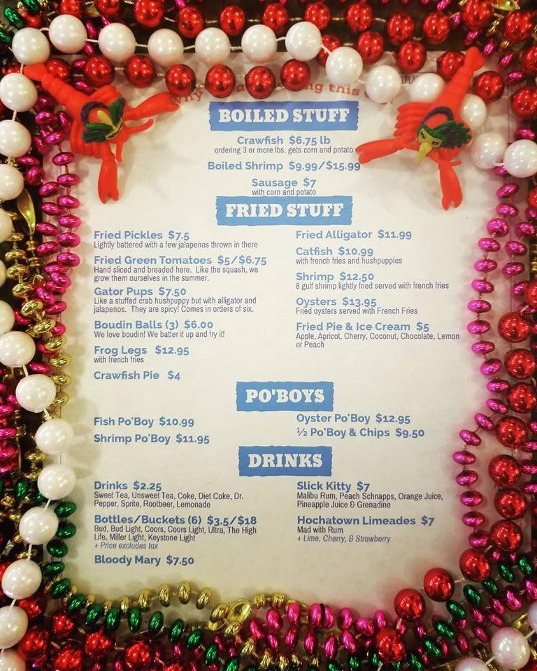 Menu at Blue Rooster Food Company desserts, USA, Hwy 433 West