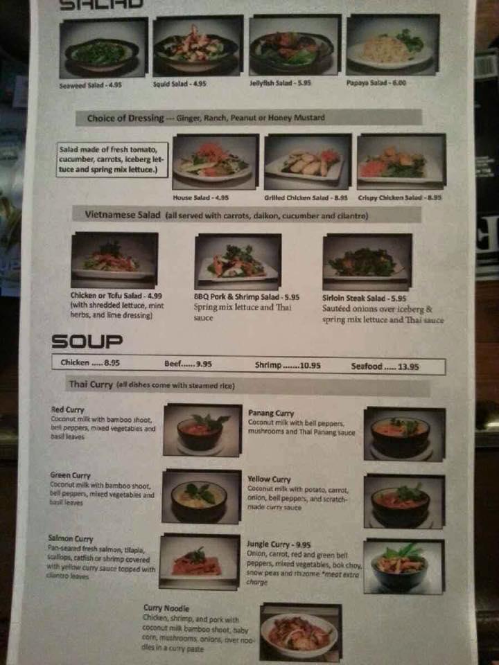 Menu at Cafe RawZ of West Monroe, West Monroe