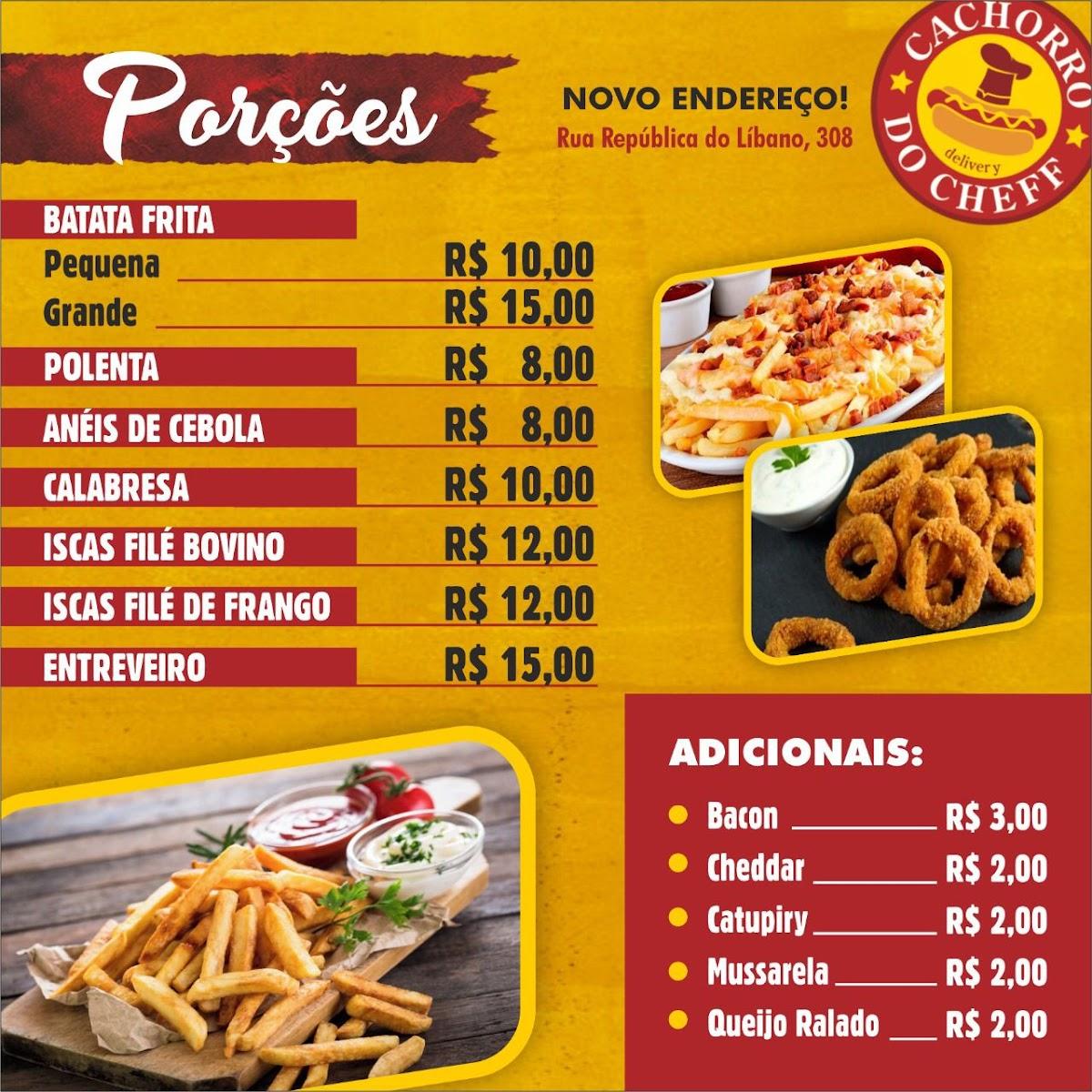 Menu em Cachorro do Cheff pub & Bar, Rio Grande