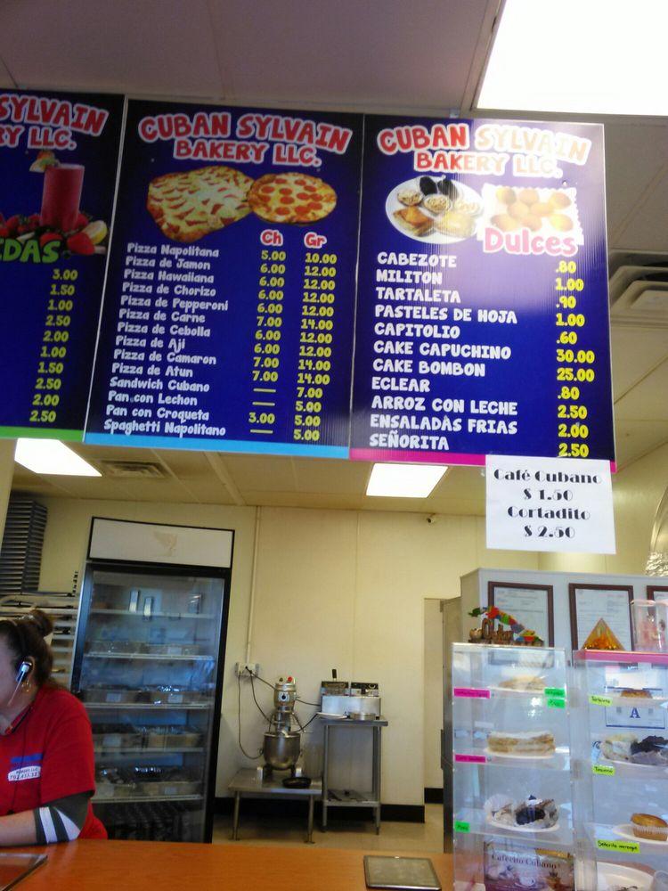 Menu at CUBAN SYLVAIN BAKERY, Las Vegas