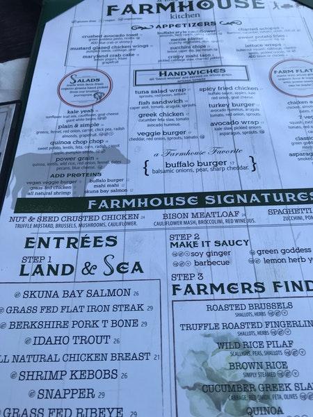 Menu at Gary Rack's Farmhouse Kitchen - Delray Beach pub & bar, Delray ...