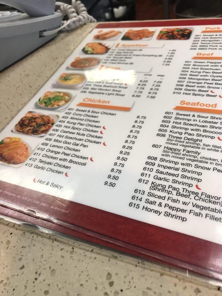 Menu at Ho Ho China restaurant, Norwalk, Rosecrans Ave