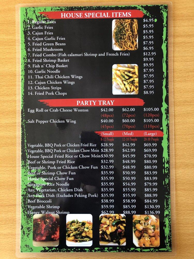 Menu at Jen Kitchen Chinese Restaurant, Sacramento