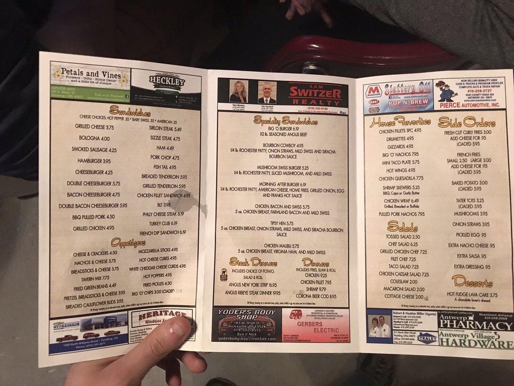 Menu at Oasis Bar & Grill, Antwerp