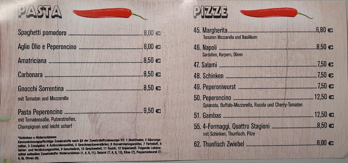 Menu at Peperoncino Bistrorante Idstein restaurant, Idstein