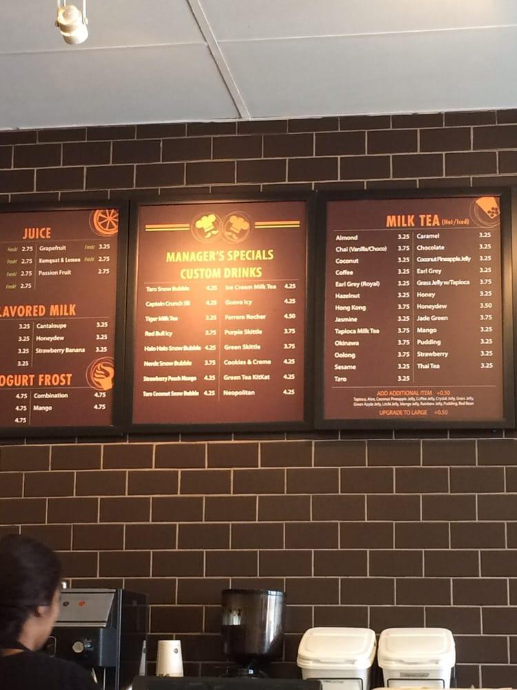 Menu at Tapioca Express pub & bar, National City