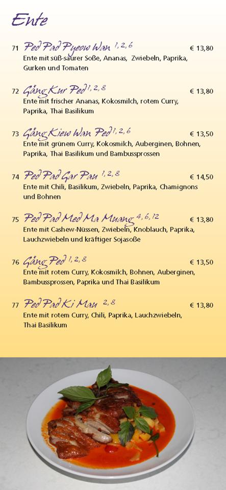 Menu at Chokdee Thai-Break Restaurant, Herxheim bei Landau/Pfalz