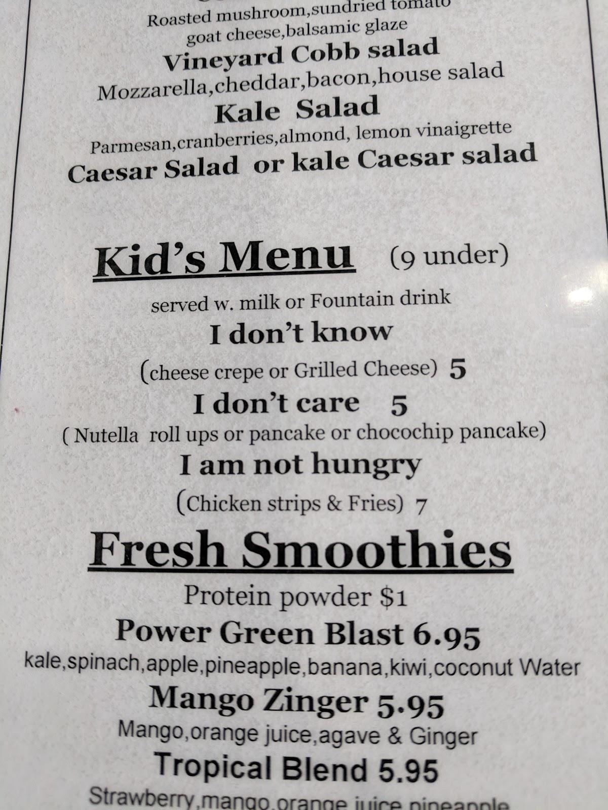 Menu At Cafe EZ Ellicott City Menu At Cafe EZ Ellicott City