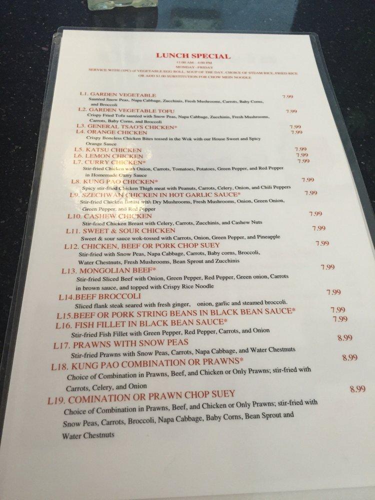 Menu at Chow Mein House restaurant, Las Vegas, W Charleston Blvd