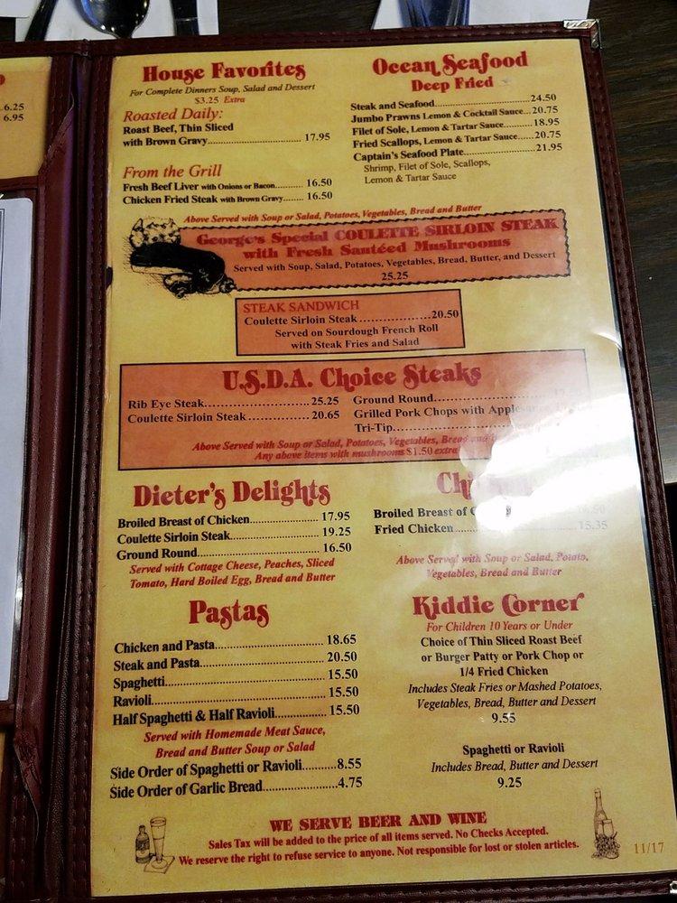 Menu at Country Way restaurant, Fremont