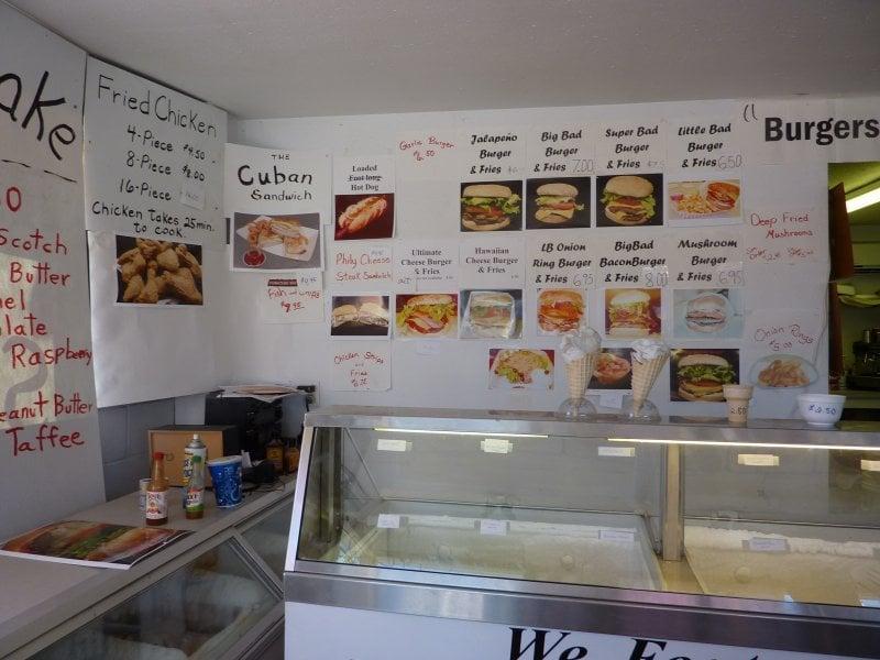 Menu at The Burger Deli restaurant, Chemult