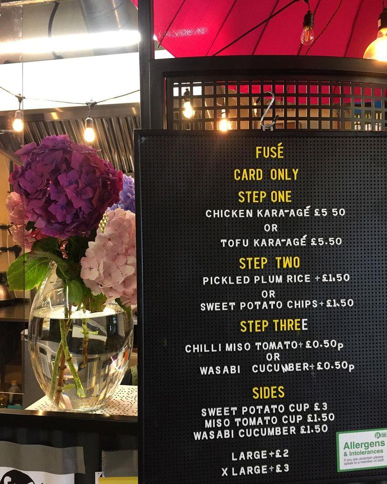 Menu at Compound Coffee, London
