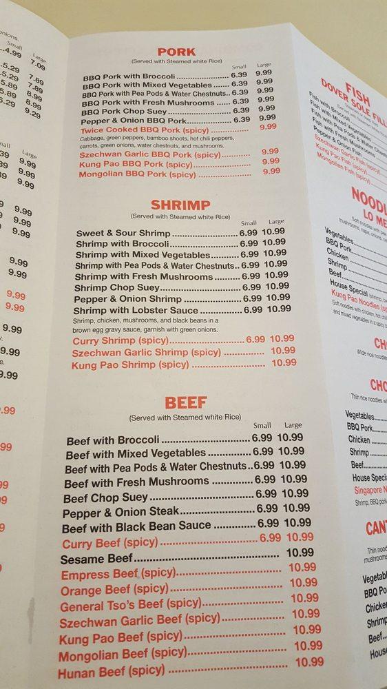 Menu at Gee N Jays restaurant, Elgin