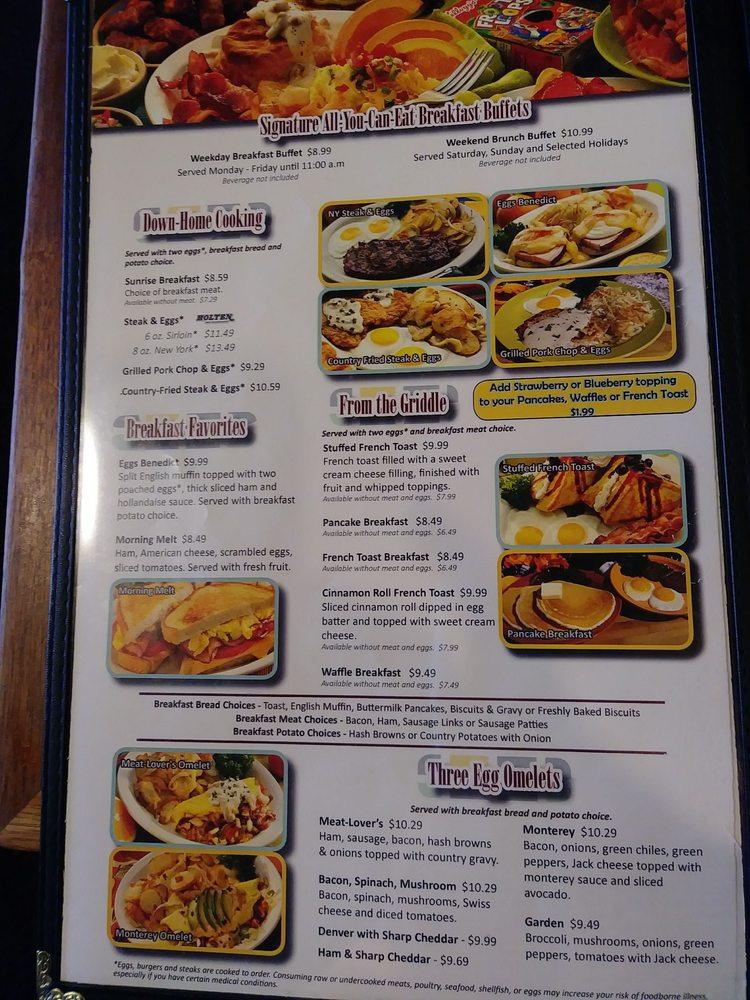 Carta del restaurante KJ's American Grille, Meridian
