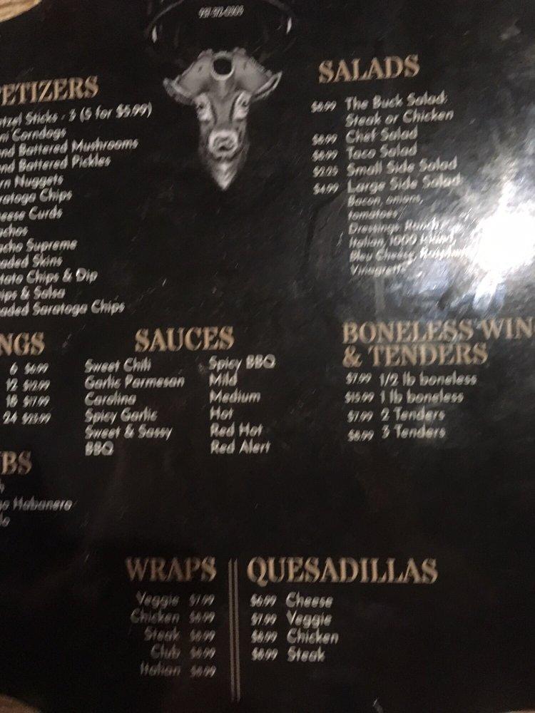 Menu at Buck and Ear pub & bar, Xenia