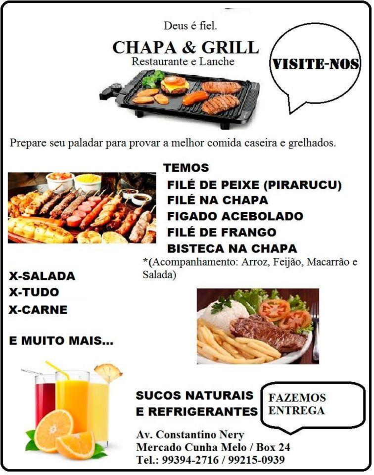 Menu em Chapa&grill Restaurante E Lanche, Manaus