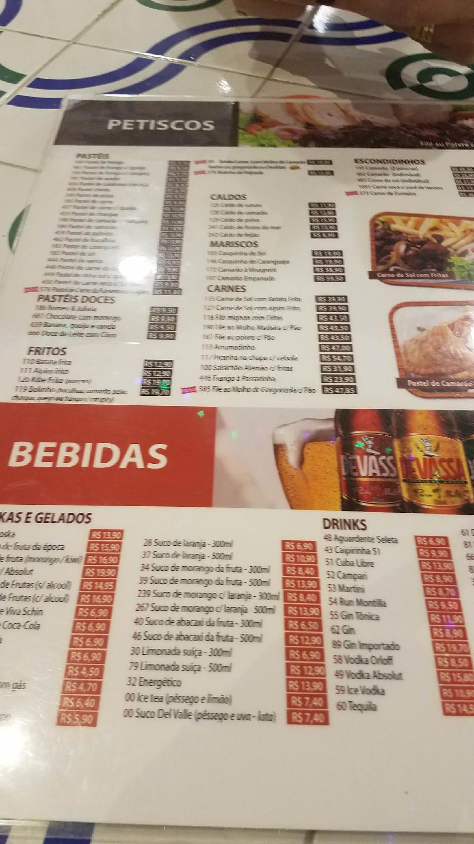 Menu em BEACH STOP pub & Bar, Salvador, 3133 Loja 3027