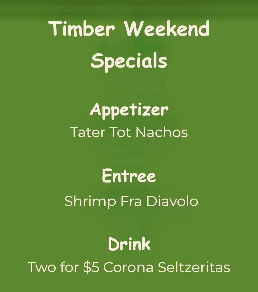 Menu at Timber Tavern pub & bar, Parishville