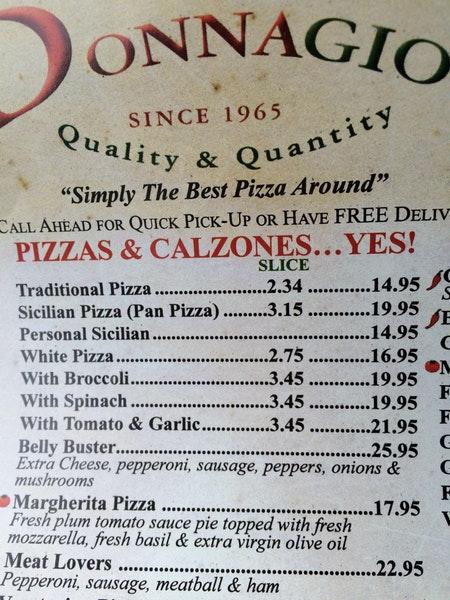 Menu at D'Gios Pizza - Cliffside Park pizzeria, Cliffside Park