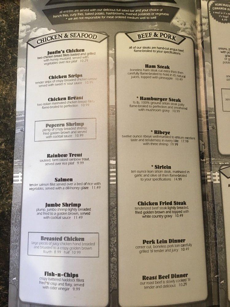 Menu at Family Table restaurant, Osceola