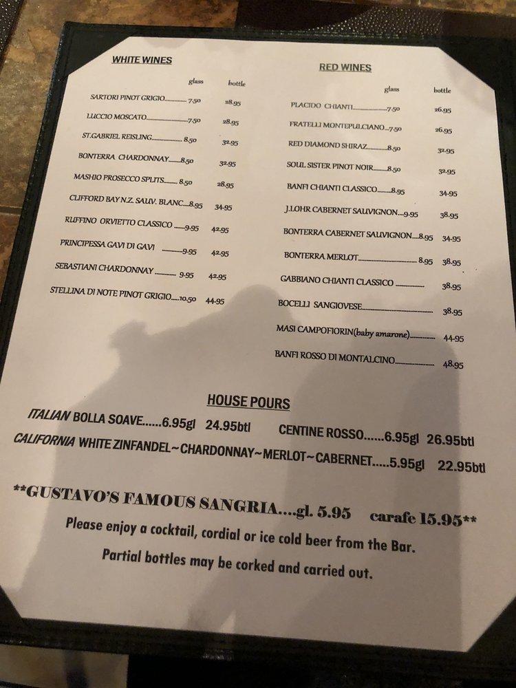Menu at The Italian Cousin restaurant, Sebastian
