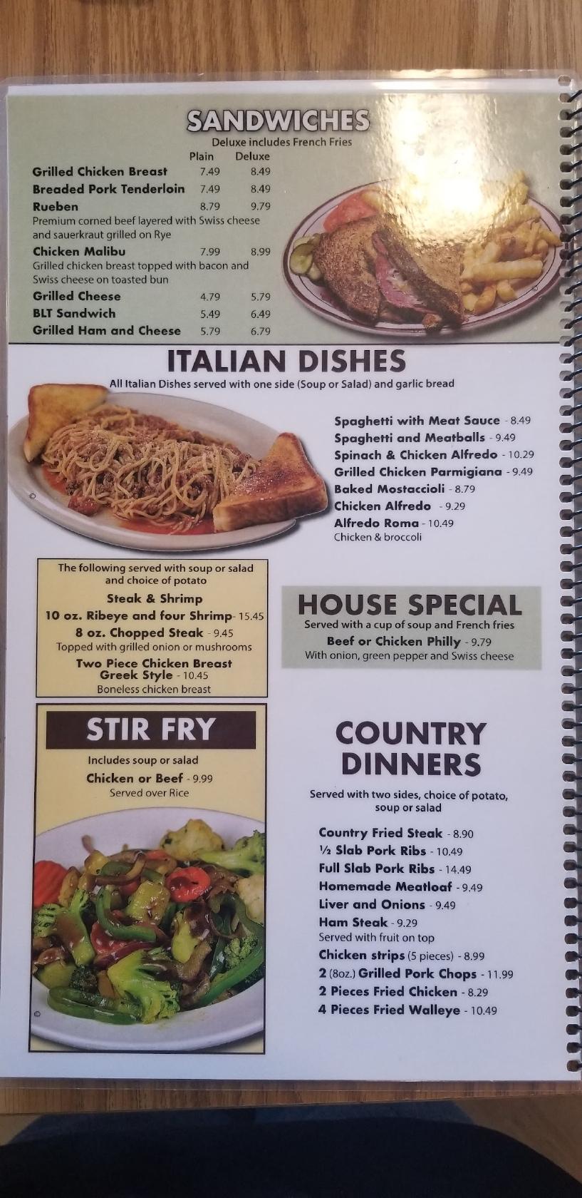 Menu at Diner 67 desserts, Chesterfield