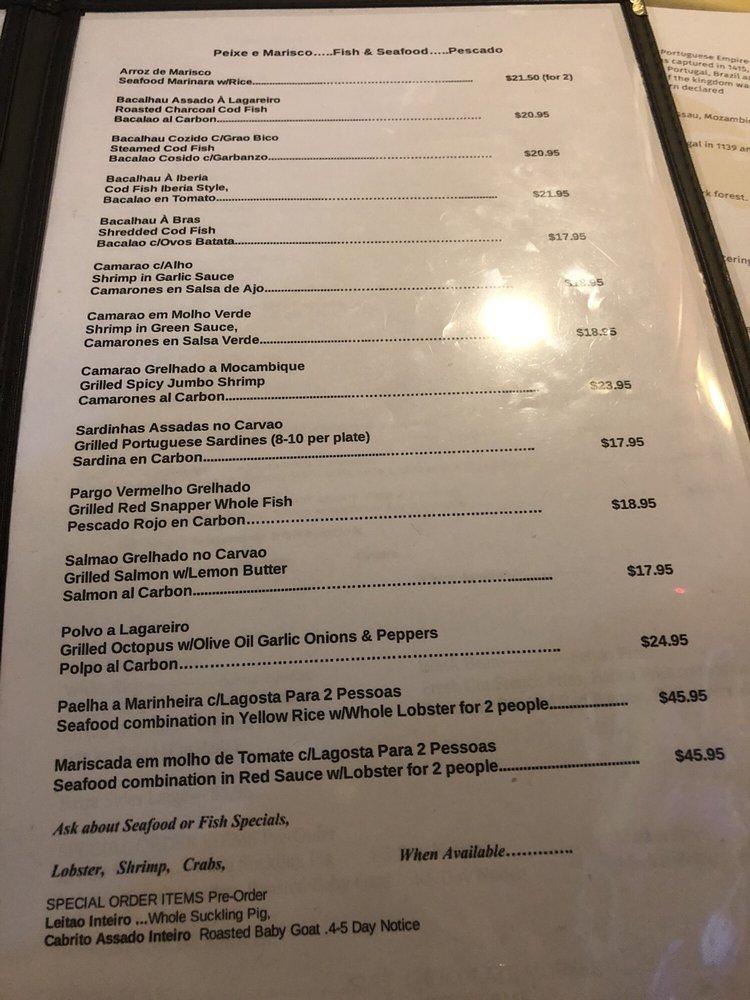 Menu at Iberia Bar & Grill, Greenacres