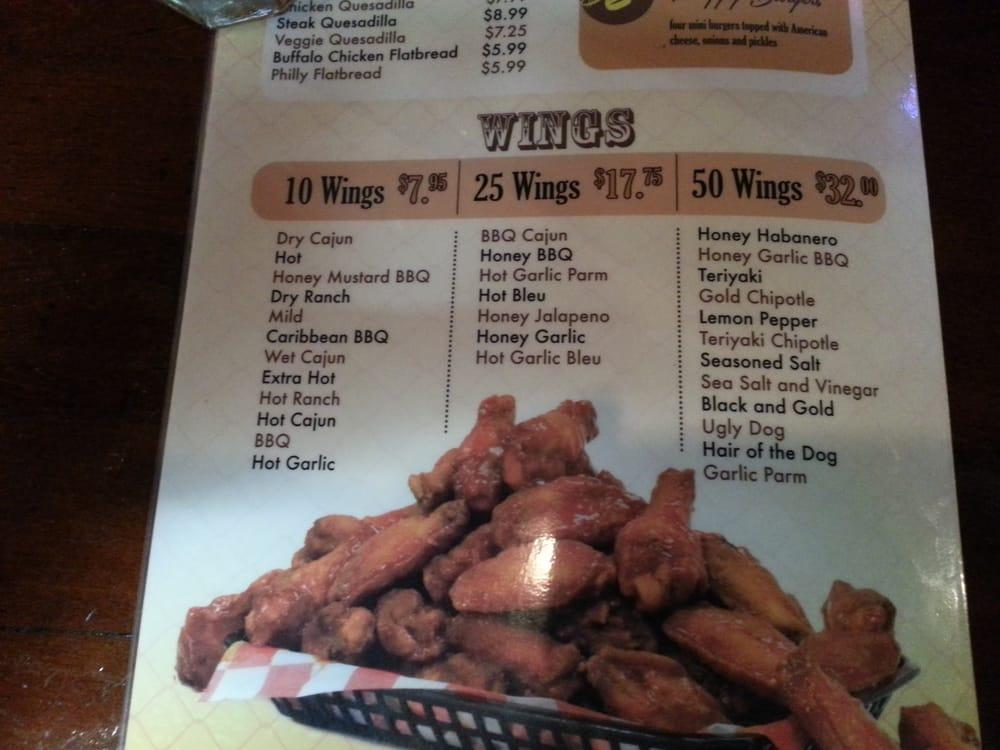 Menu at Ugly Dog Saloon pub & bar, Pittsburgh
