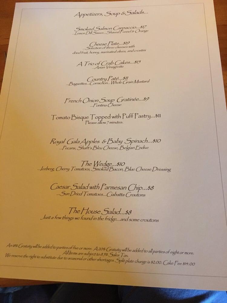 Menu at The Mustard Seed pub & bar, Davis