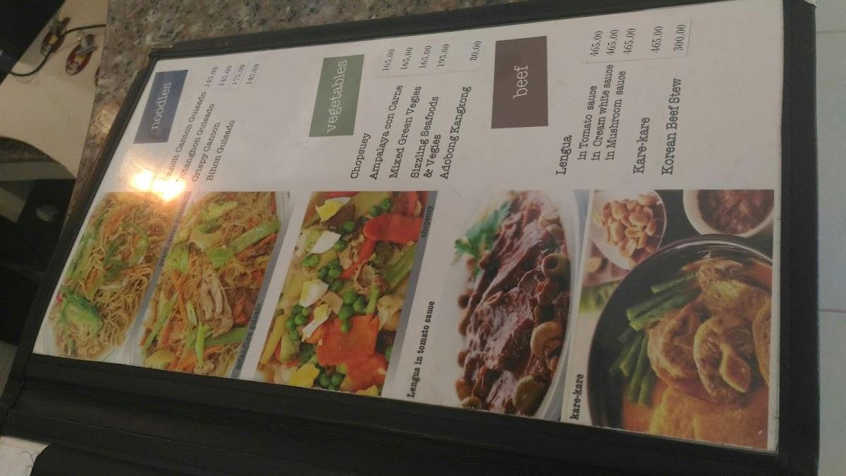 Menu at Papa Ching's Restaurant, Davao City, Brgy 9-A