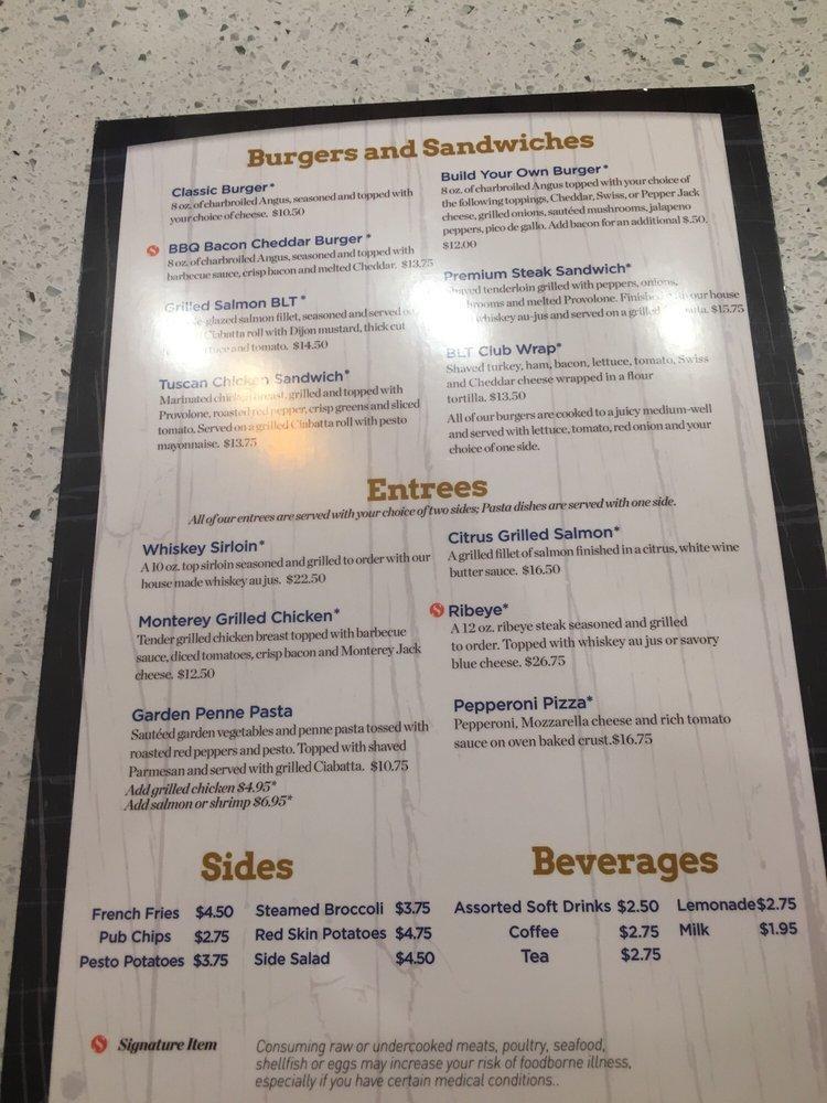 Menu at Aviator's Bar and Grill, Humble