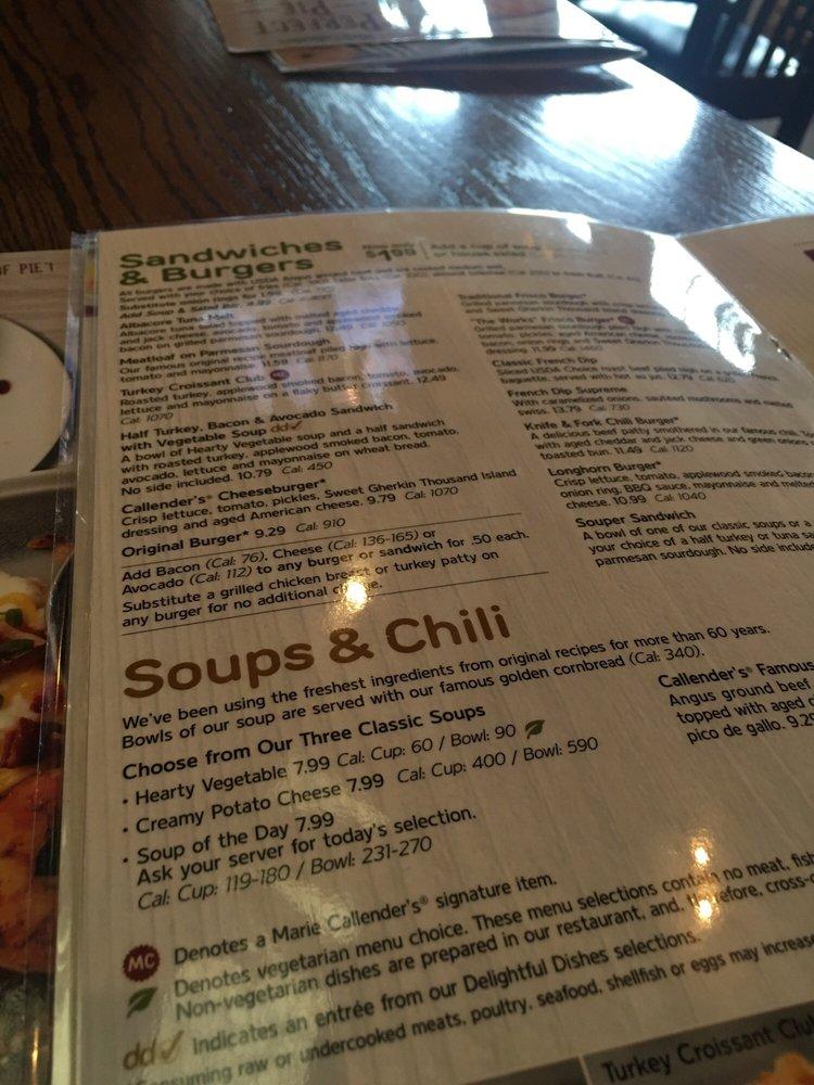 Menu at Marie Callender's Restaurant & Bakery, Modesto, Coffee Rd