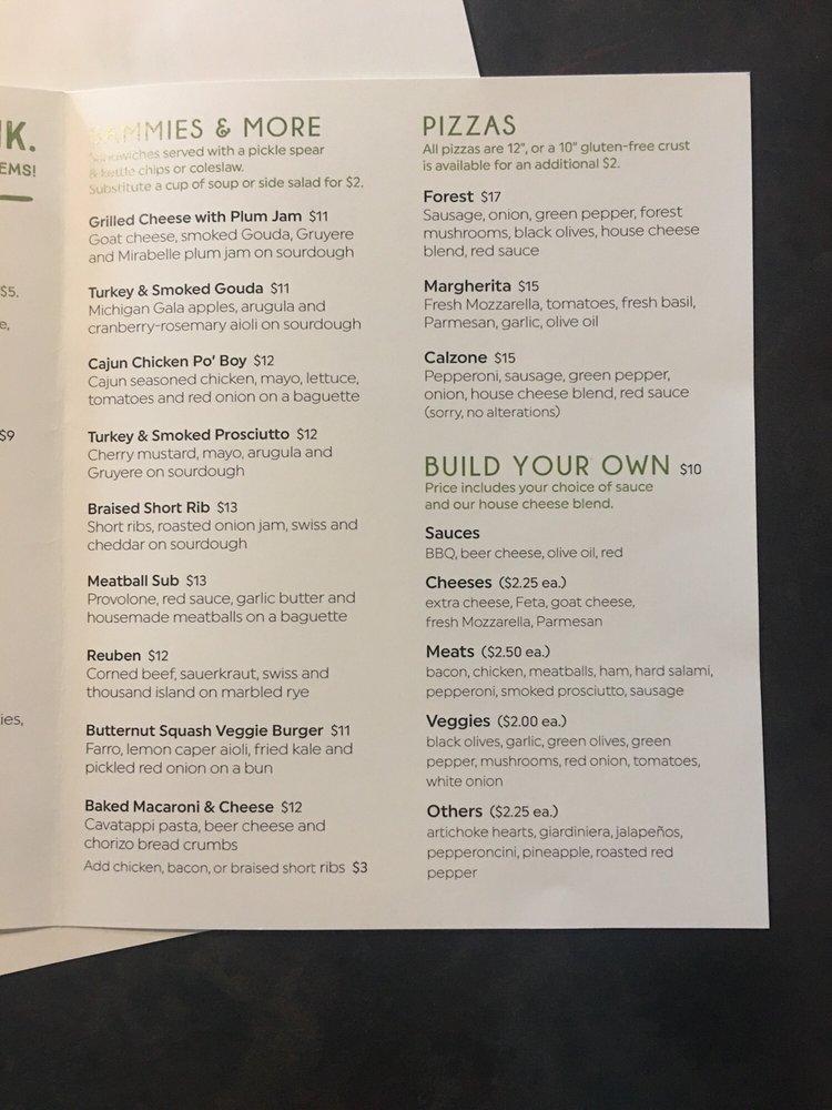 Menu at Round Barn Brewery & Public House, Baroda