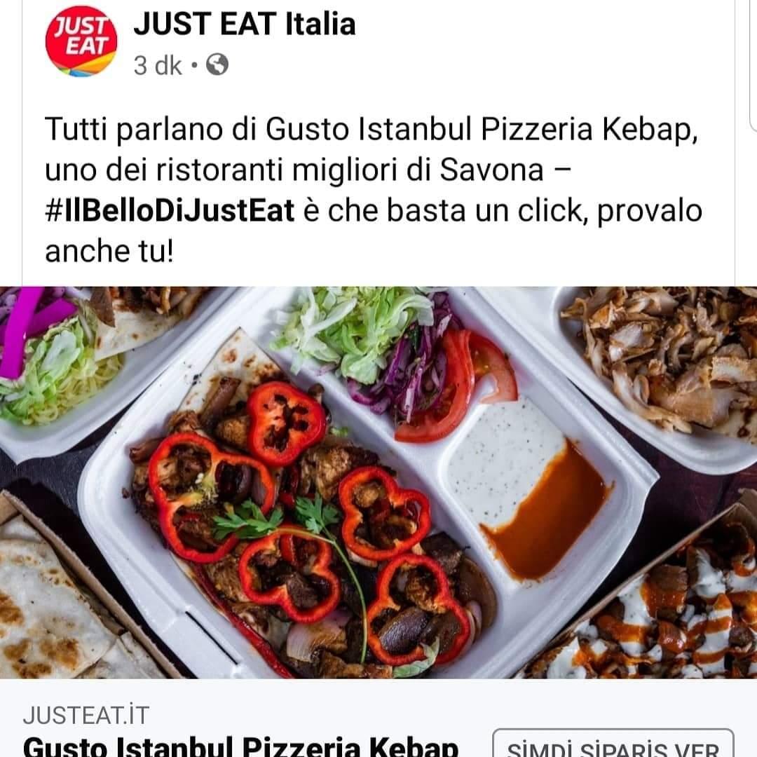 Menu da Turkish Kebap Gusto Istanbul ristorante, Savona