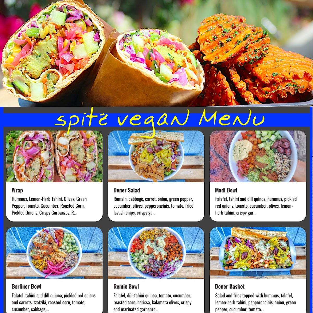 Menu at Spitz - Portland - Restaurant Bar - Mediterranean Food & More ...
