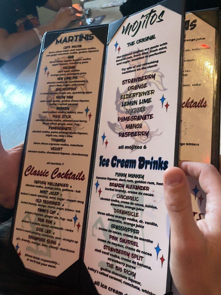 Menu at Atomic Koi Cocktail Lounge pub & bar, Fitchburg