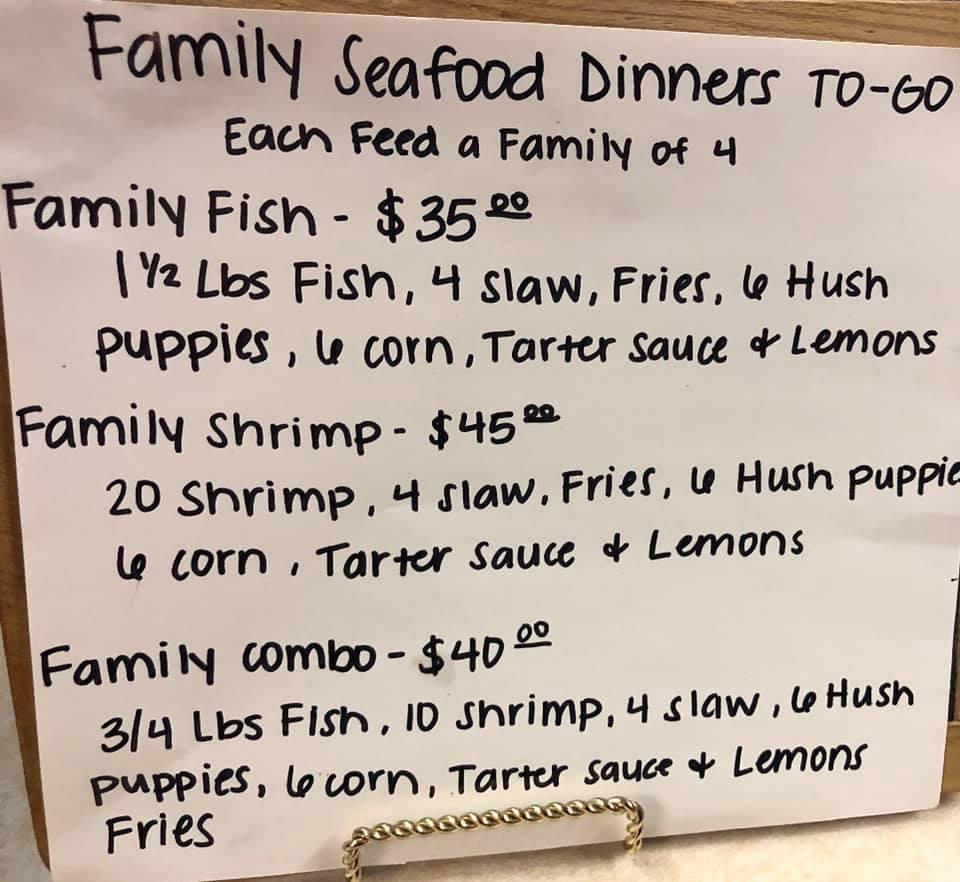 Menu at The Feed Barn, Bryan
