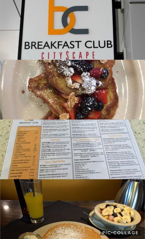 Menu at Breakfast Club- CityScape, Phoenix