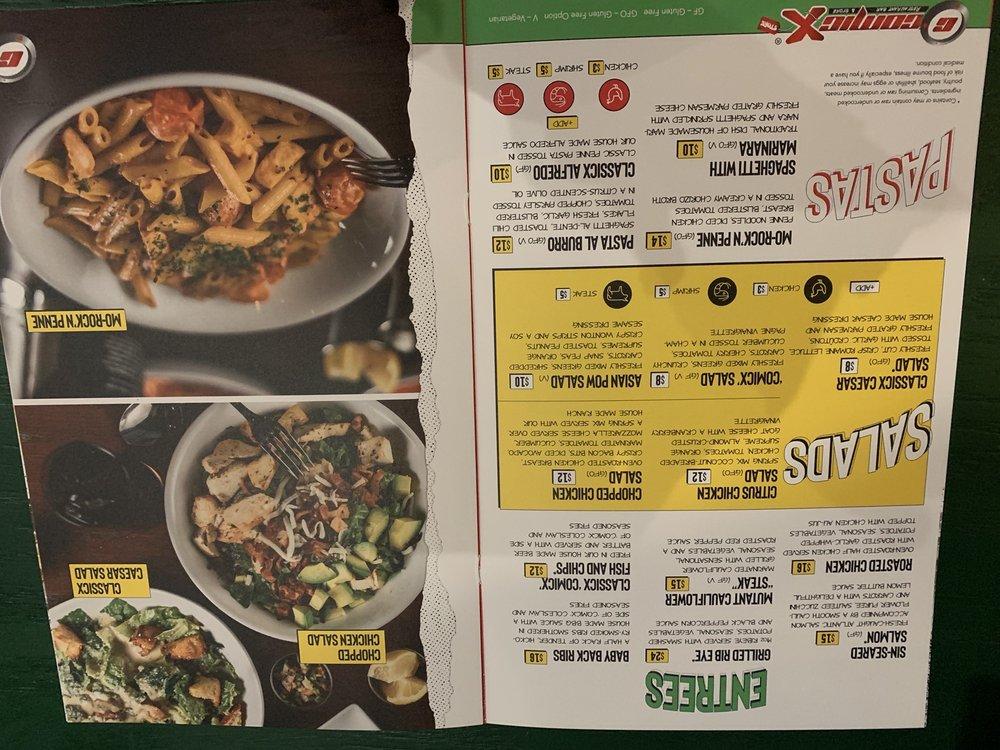 Carta de Comicx Restaurant Bar & Store, Phoenix
