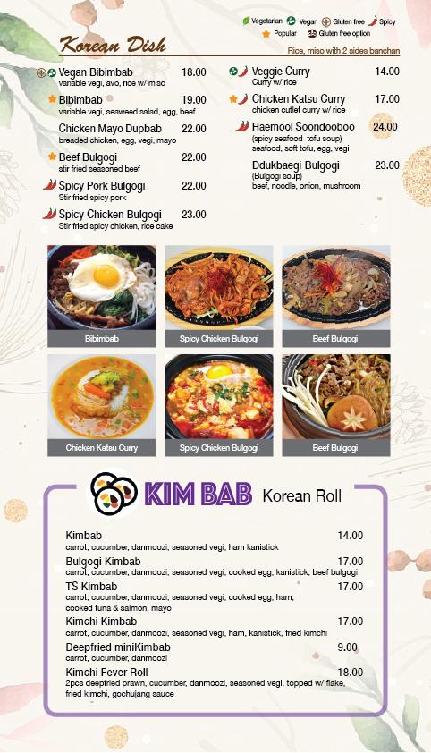 Menu at Red Fin Sushi & K-Food restaurant, Castlegar