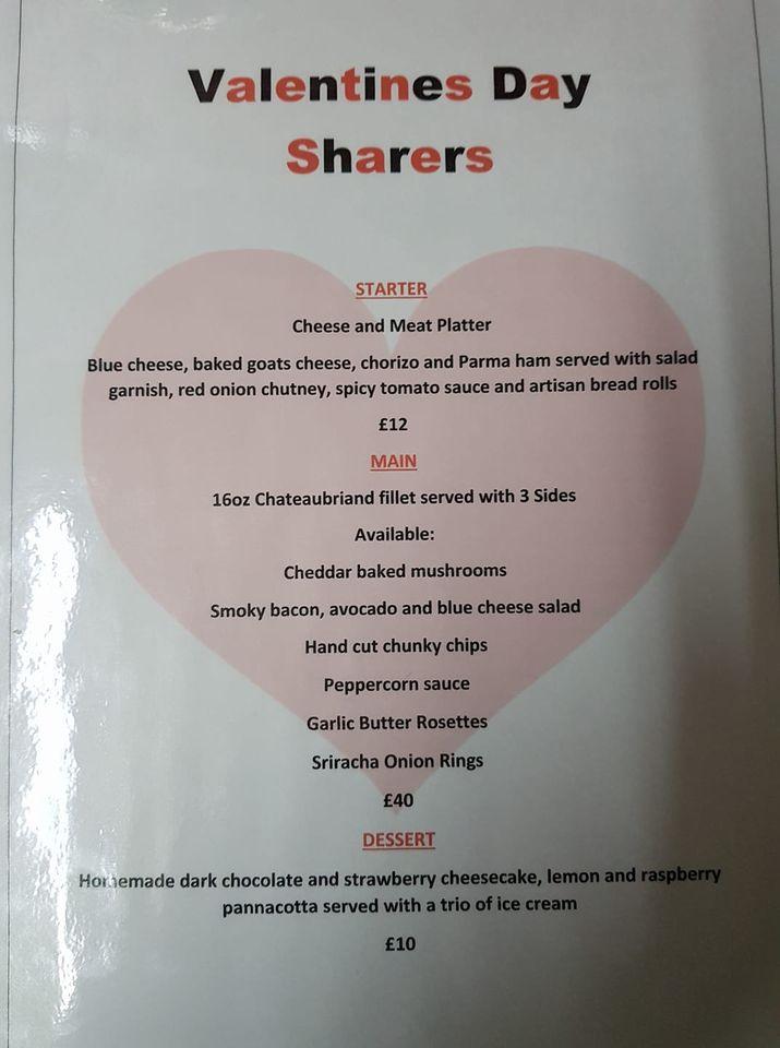 Menu at The King's Arms pub & bar, Whitley Bay