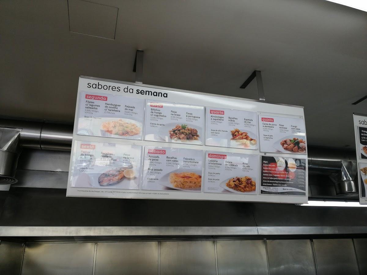 Menu at Rei dos Frangos BBQ, Forte da Casa