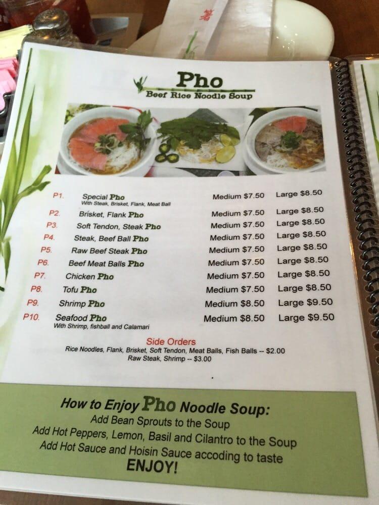 Menu at Pho & Com Asian Grill restaurant, Roswell