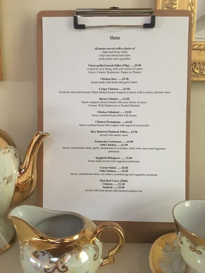 Menu at Shamrock Hotel Elmore pub & bar, Elmore