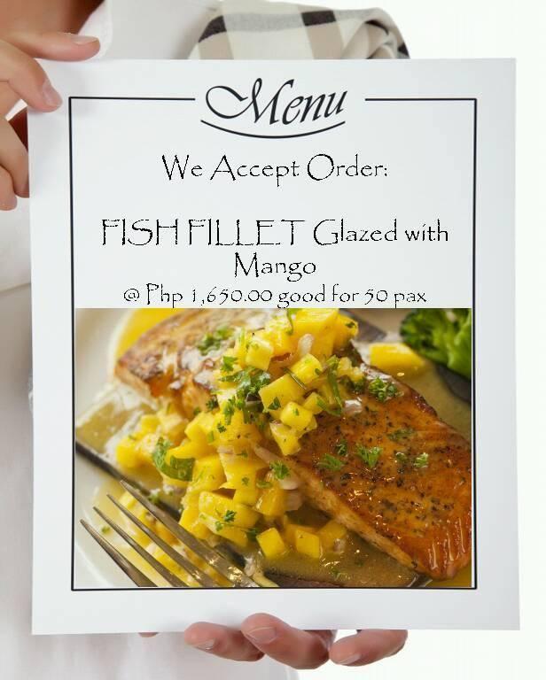Menu at Straight to the Plate Catering Services, Manolo Fortich