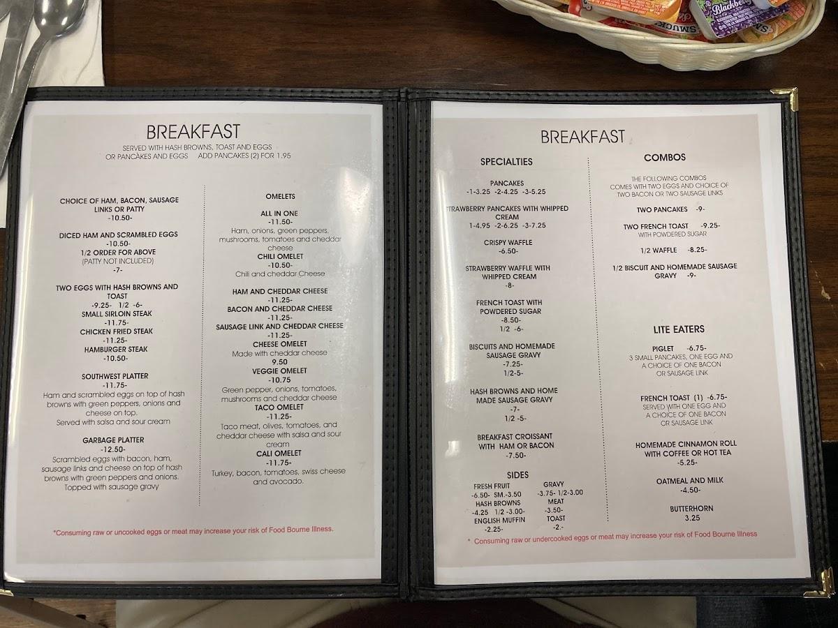 Menu at Country Deli restaurant, Ephrata