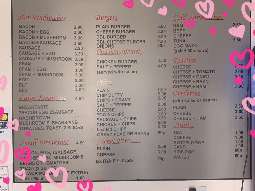Menu at The workshop cafe poplar house farm, Leeds, The workshop poplar ...