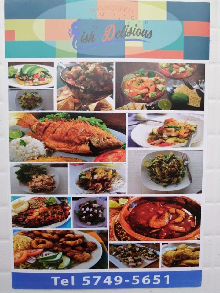 Menu at Marisquería Fish Delicious restaurant, Ecatepec de Morelos