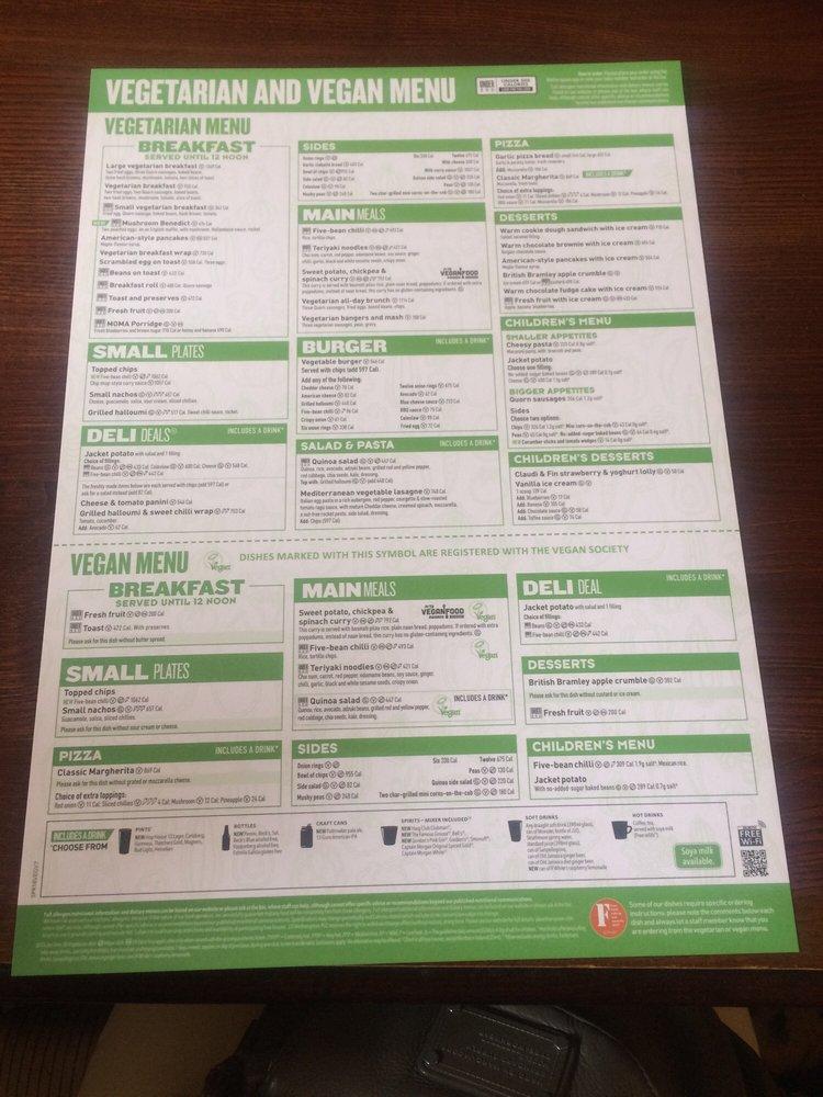 Menu at The James Watt - JD Wetherspoon pub & bar, Greenock