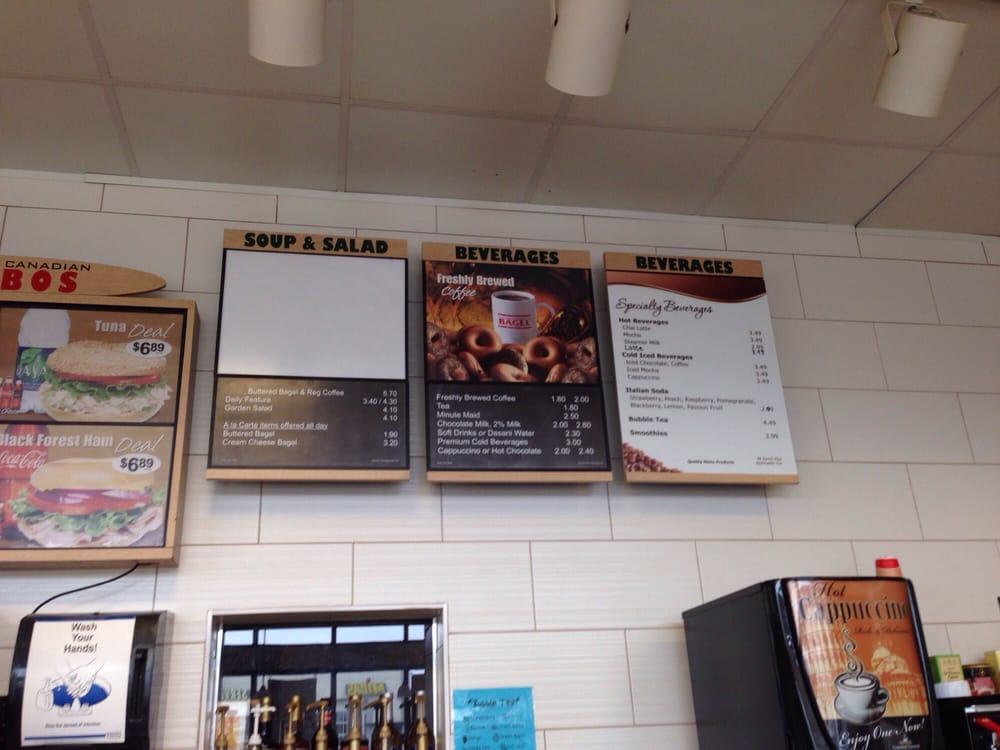 Carta del restaurante The Great Canadian Bagel, Sherwood Park, 120 Wye ...